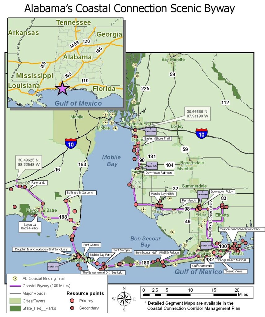 Alabama Coastal Connection National Scenic Byway – Come Closer to America